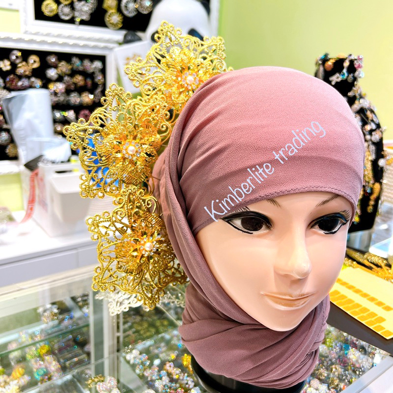 Ready stok:/Cucuk Sanggul tradisional bertudung/malay wedding accessory ...