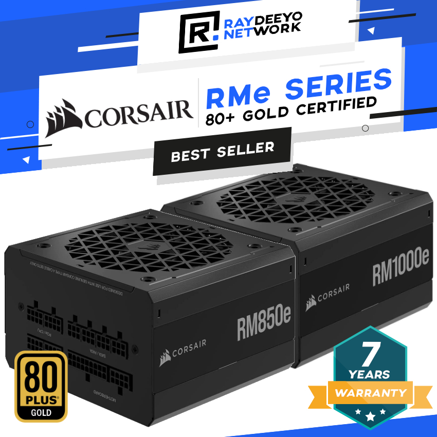 Corsair RM750e / RM850e / RM1000e 750W/850W/1000W GOLD Full Modular ATX ...