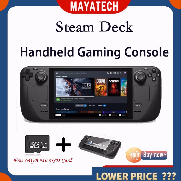 【Ready Stock】Steam Deck Handheld Gaming Console 64/256/512GB Original ...