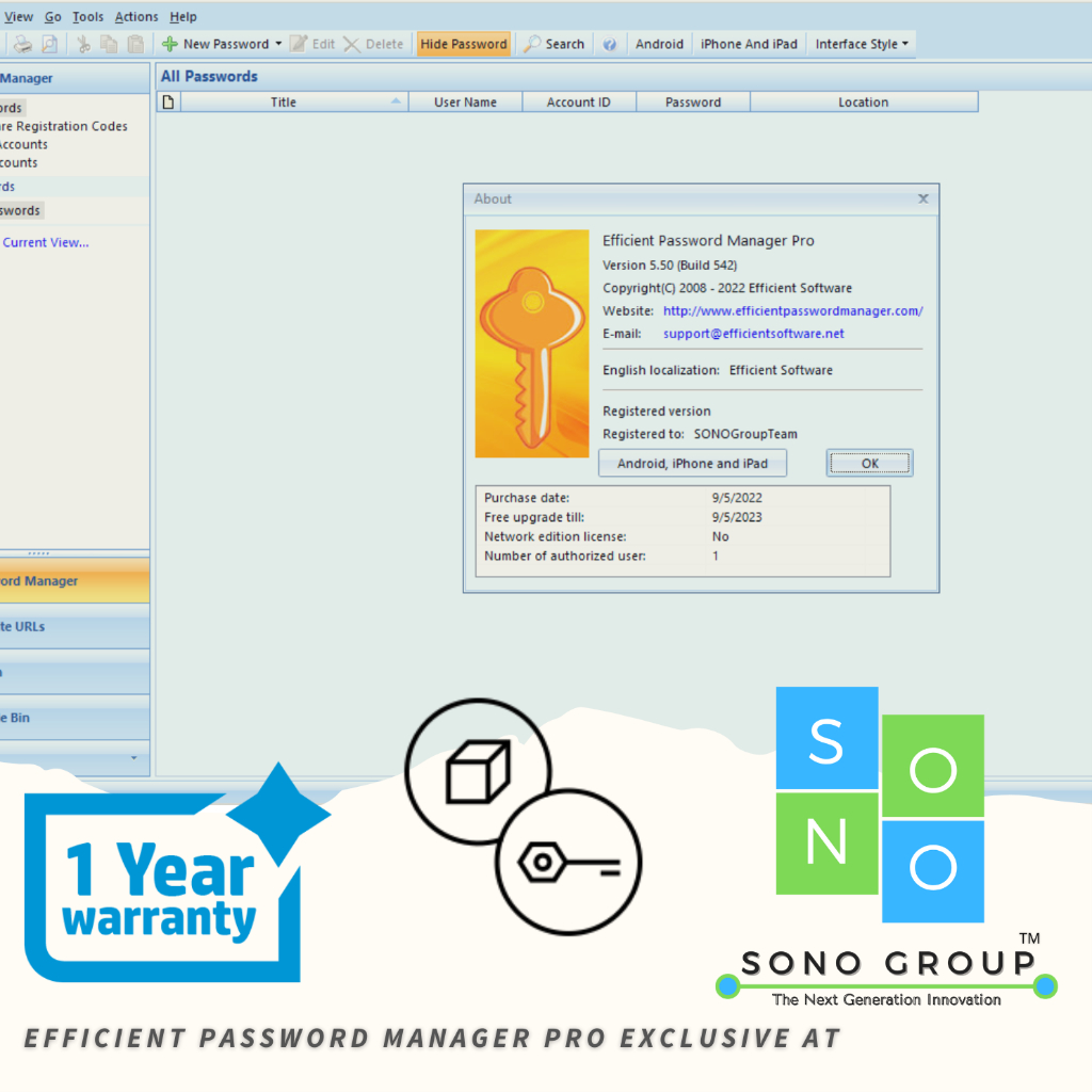 Usernames and Passwords Manager / Password Saver / Password Protector ...