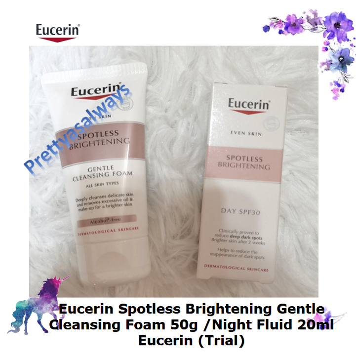 Eucerin Spotless Brightening Gentle Cleansing Foam 50g / Eucerin ...