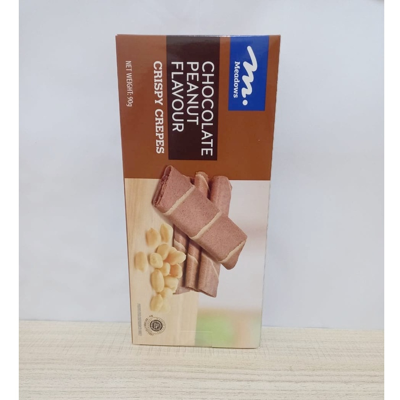 Meadows Chocolate Banana & Chocolate Peanut Flavour Crispy Crepes ...