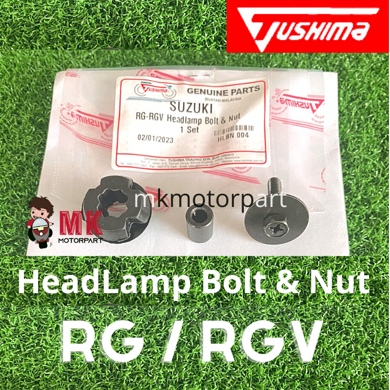 (Tushima) Suzuki RG / RGV Head Lamp Bolt Nut SCREW / Skru Nat Lampu ...