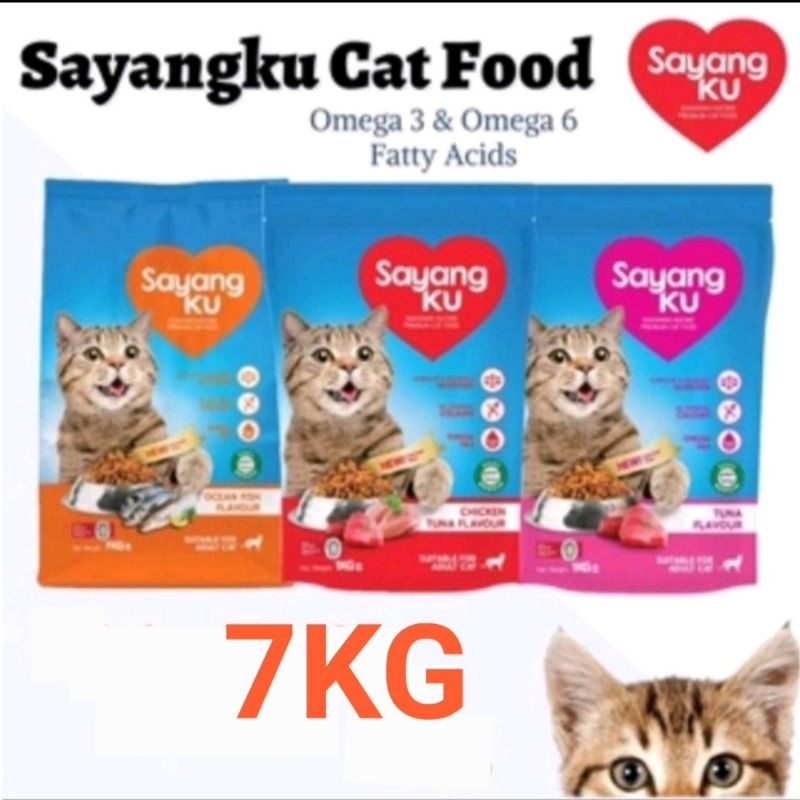 SayangKu Cat Food 7KG | Shopee Malaysia