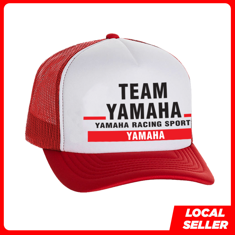 Yamaha Team Racing Motorcycle Trucker Cap | Shopee Malaysia