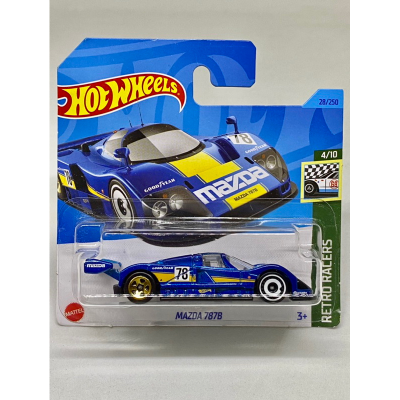 Hot Wheels MAZDA 787B Blue 78 Good Year Retro Racers Sports 1/64 ...