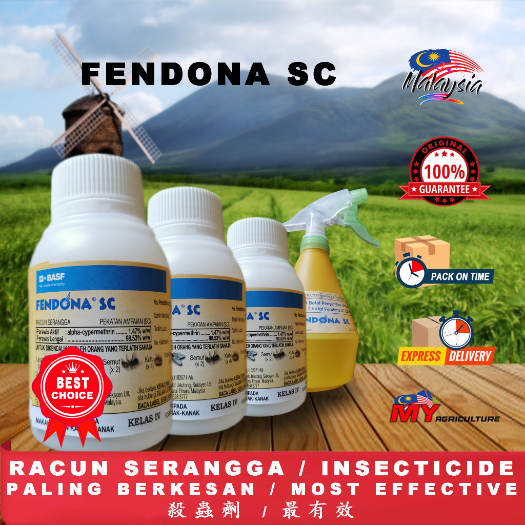 BASF FENDONA SC RACUN SERANGGA INSECTICIDE (250ML) - MY AGRICULTURE ...