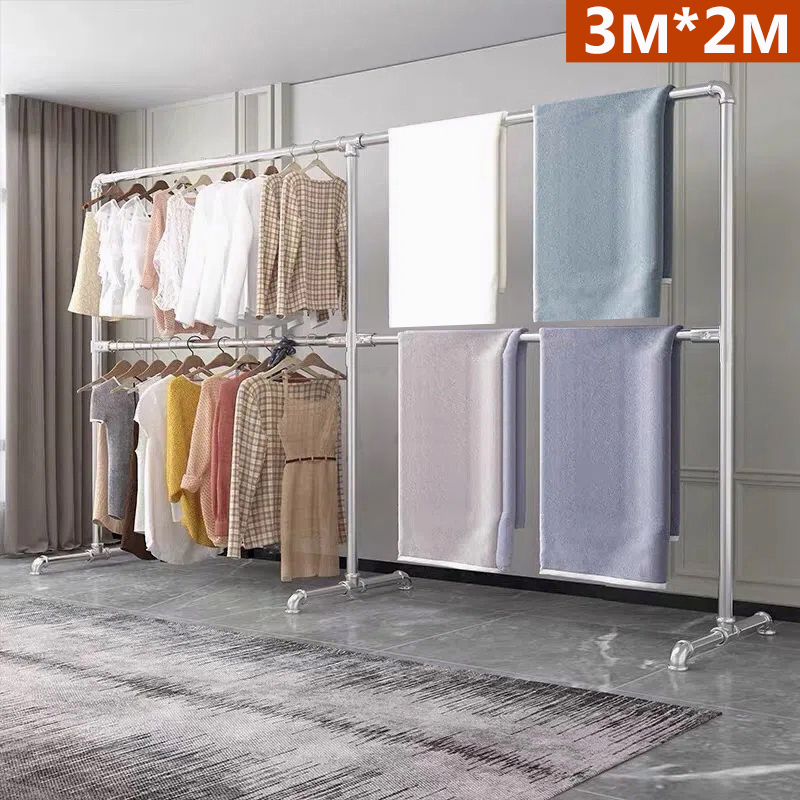 3.0M Clothes rack/ampaian baju/gantung baju jubah/rack hanger/rak ...