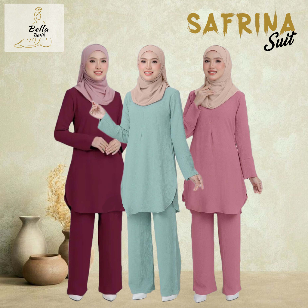 🌹 Muslimah Suit Safrina Cey Pocket Suit New Arrival Set Warda 🌹 ...