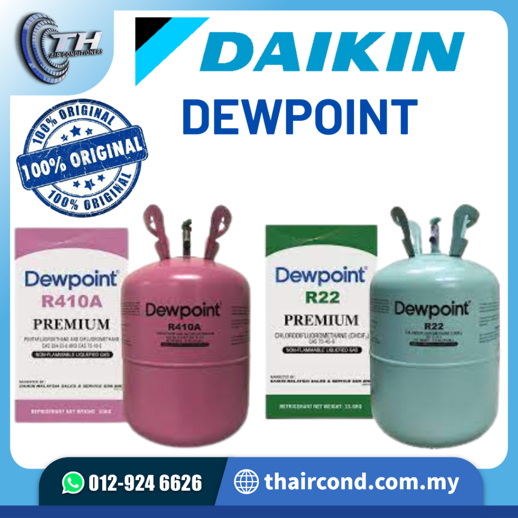 Dewpoint Refrigerant Gas R22 / R410a Gas Air Cond / Refrigeration | Shopee Malaysia