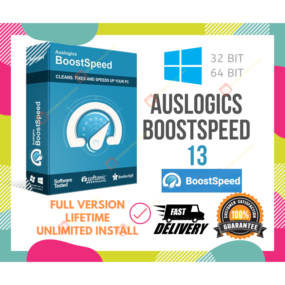 Auslogics BoostSpeed 13 🔥2023 🔥Boost Computer | 12 | Full Version | Lifetime | Shopee Malaysia