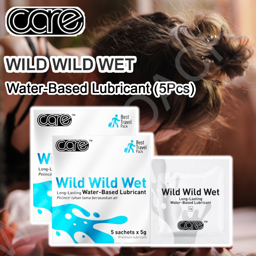 Care Wild Wild Wet Personal Lubricant (5's x 5g) Travel Pack | Shopee ...