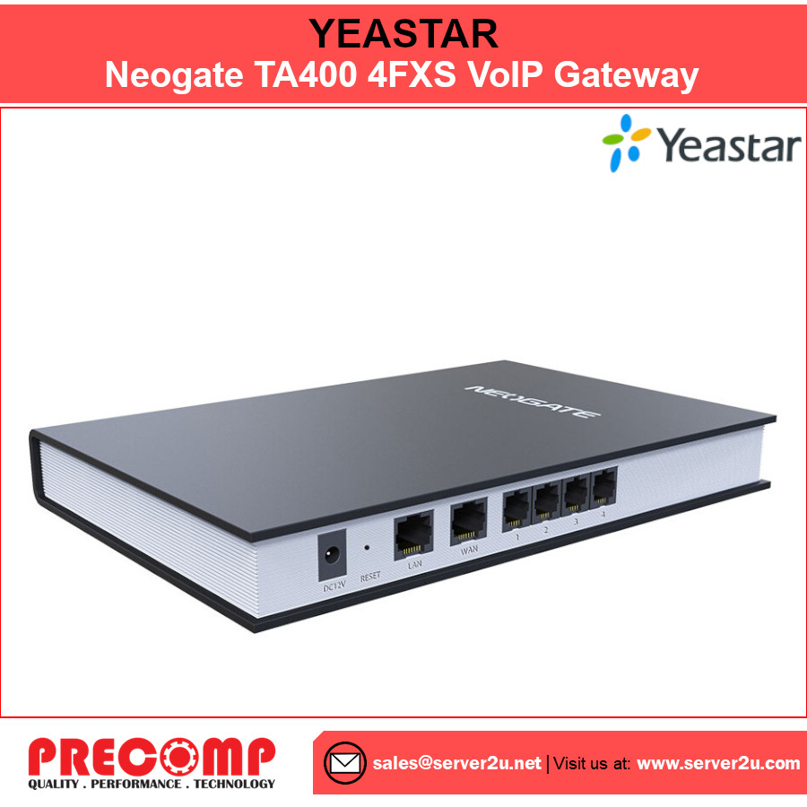Yeastar Neogate TA400 4FXS VoIP Gateway | Shopee Malaysia