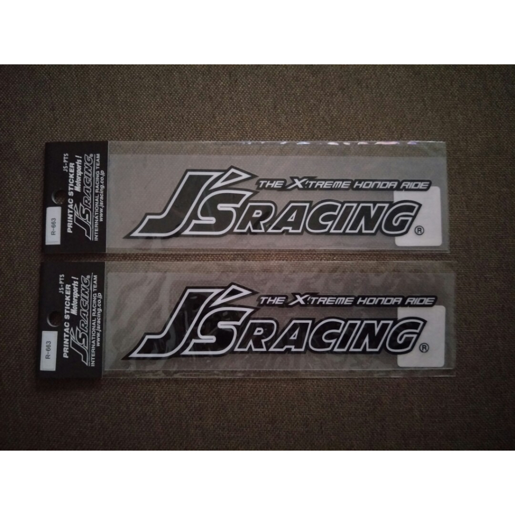 J's Racing Sticker Black 165mm | Shopee Malaysia