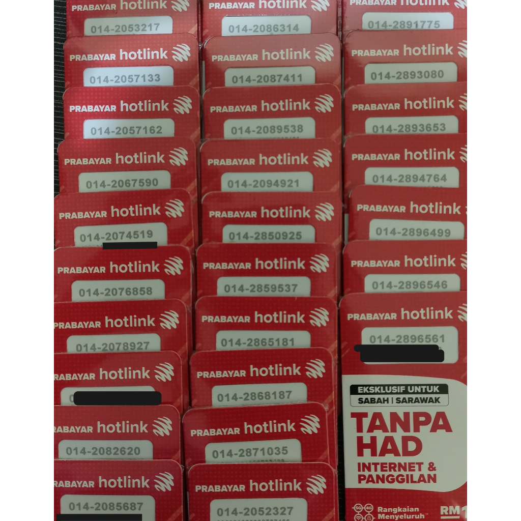 014 Hotlink Tanpa Had Simpack (Favourite Number) | Shopee Malaysia