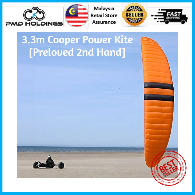 Ready Stock Preloved 2nd Hand - 3.3m Cooper Power Kite Quad Line ...