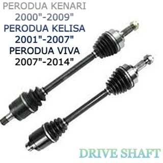 NEW DRIVE SHAFT PERODUA KENARI KELISA VIVA AUTO / MANUAL LEFT SHORT DA ...