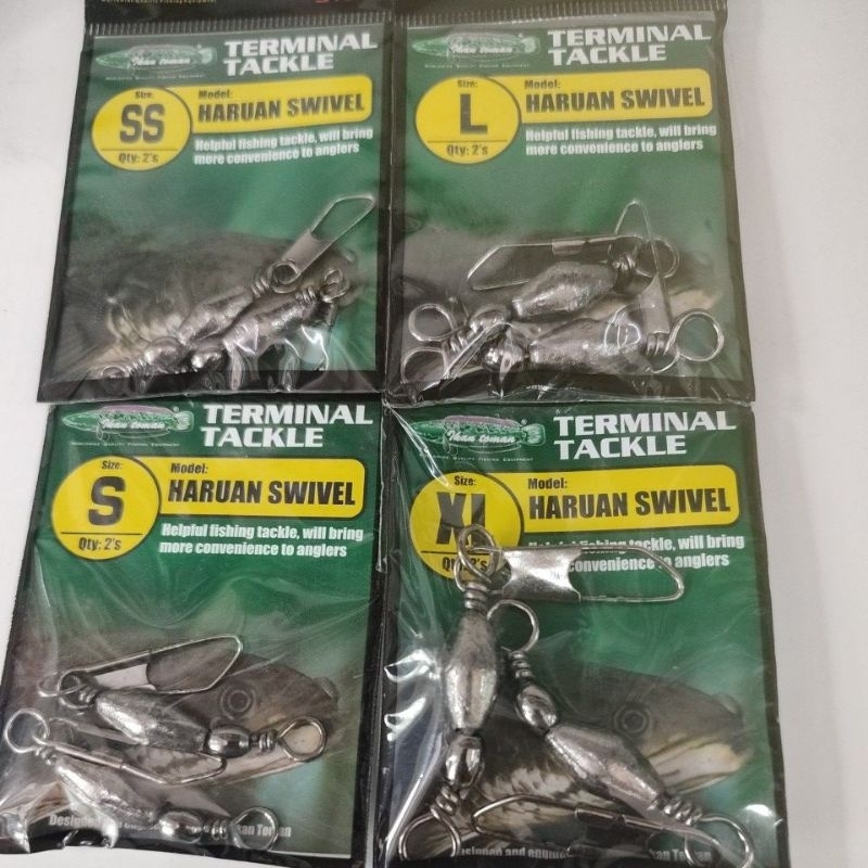 (TERMINAL TACKLE) USA STYLE KIKILI PANCING IKAN TOMAN HARUAN SWIVEL ...