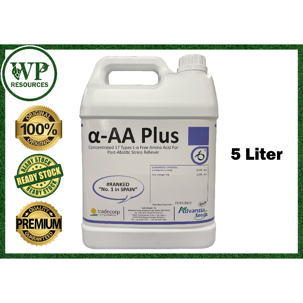 Advansia a-AA Plus Baja Foliar Amino Acid Bio-Stimulant (5 Liter ...