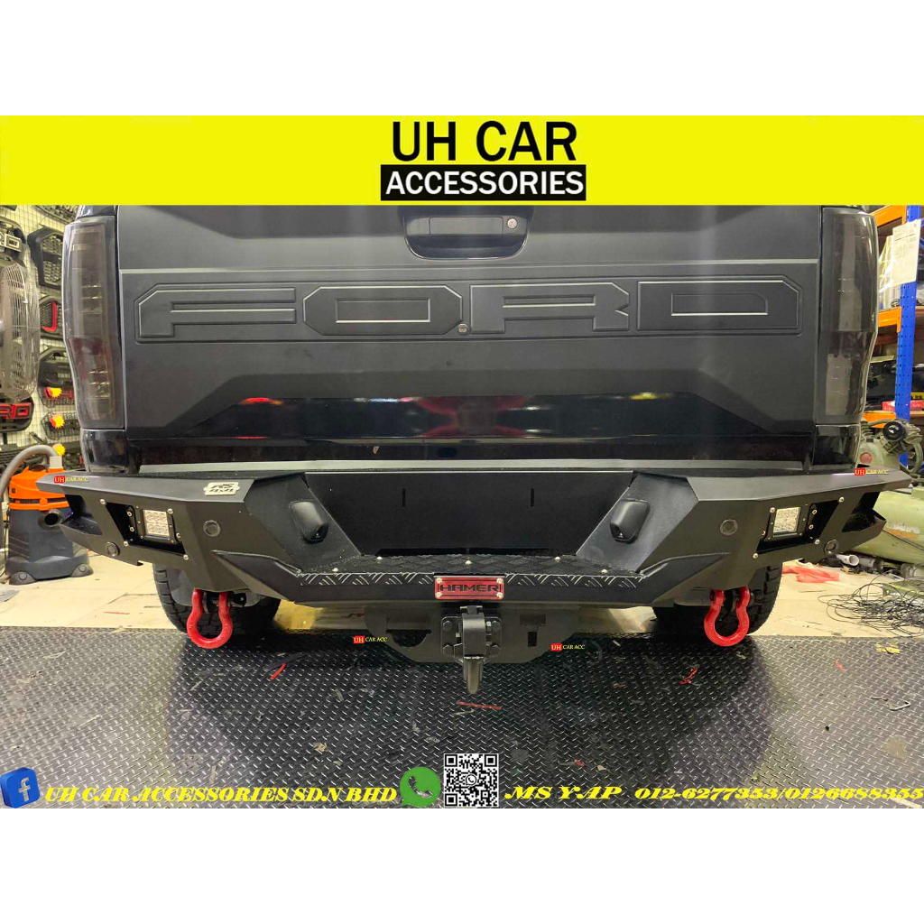 FORD RANGER T6 T7 T8 HAMER NOVA SERIES REAR BUMPER BULL BAR | Shopee ...