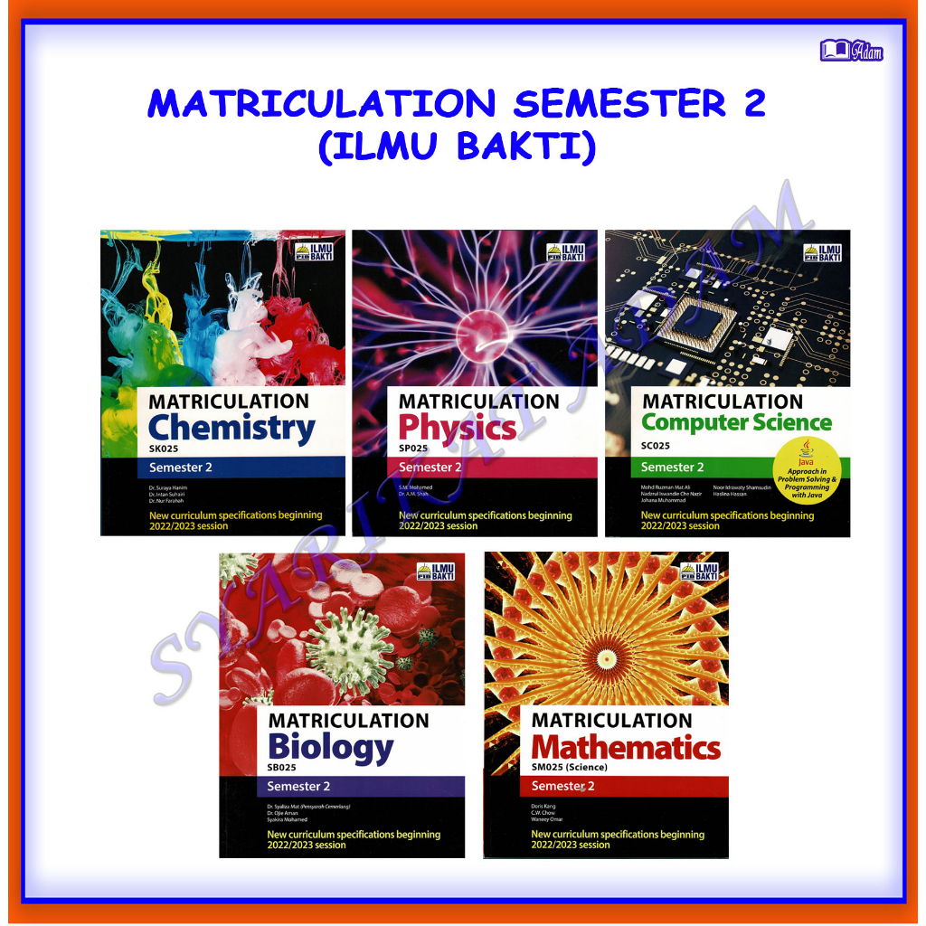 [ADM]MATRICULATION SEMESTER 2 (ILMU BAKTI) | Shopee Malaysia