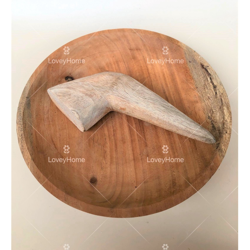 Traditional Wood Mortar Set Cobek Kayu Ulekan Sambal Lesung Gesek ...