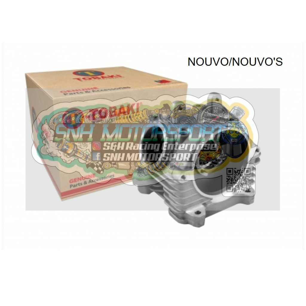 TOBAKI STANDARD HEAD ONLY (KOSONG) DASH110 FI / NOUVO / NOUVO'S / Y15ZR ...