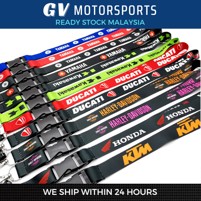 READY STOCK Lanyard for Yamaha Kawasaki KTM Benelli Harley Davidson ...