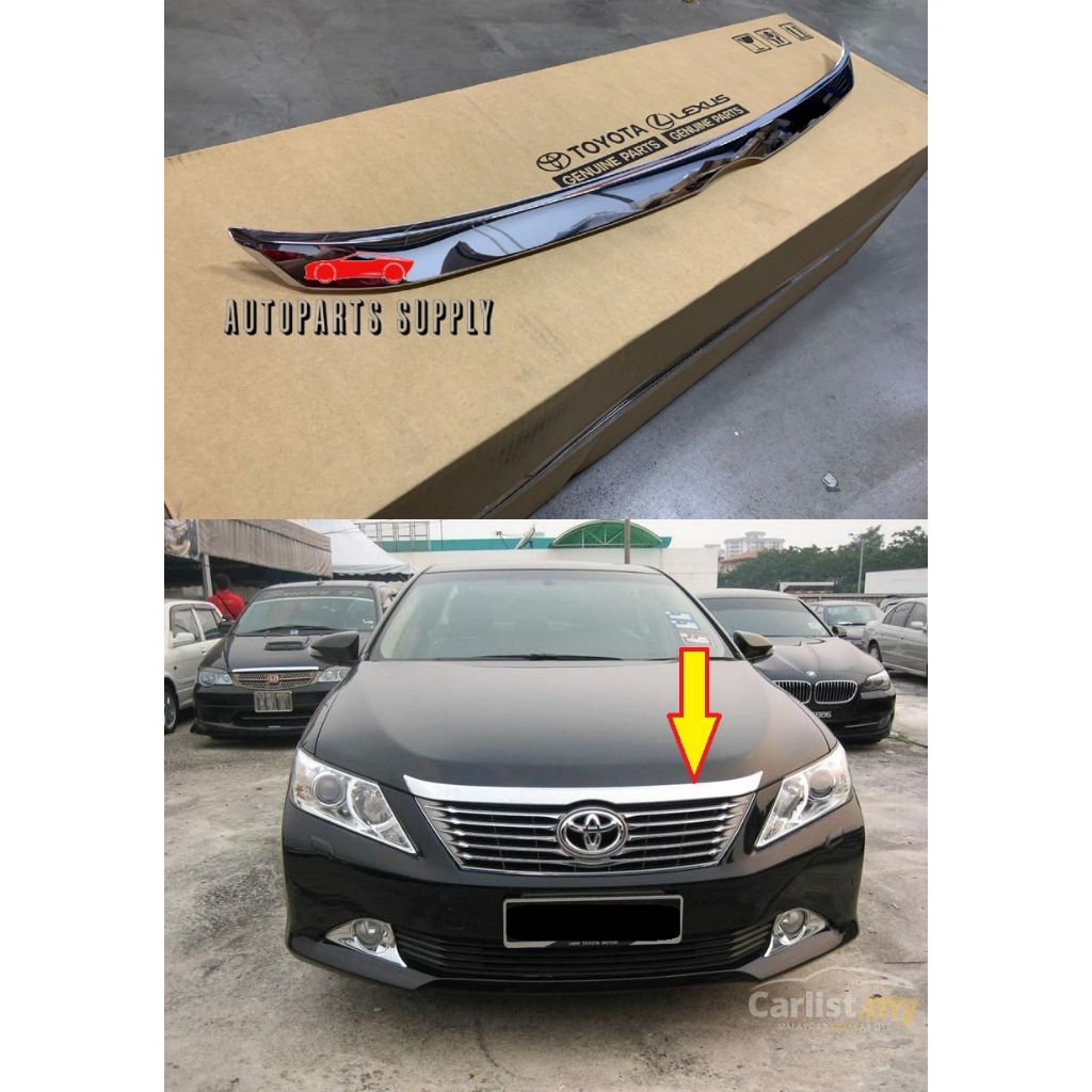 ORIGINAL TOYOTA CAMRY XV50 ACV51 FRONT BONNET MOULDING GARNISH | Shopee ...