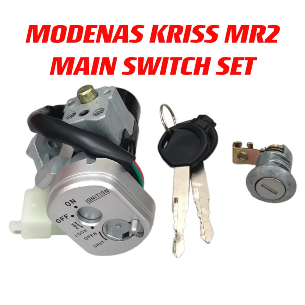 Modenas KRISS110 KRISS 110 KRISS MR2 Main Switch Set Key Set Suis Kunci ...