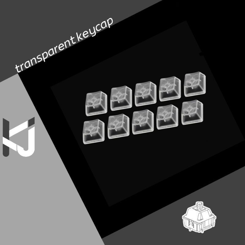 1pcs DIY Transparent Keycaps ABS Matte Backlit for mechanical keyboard ...