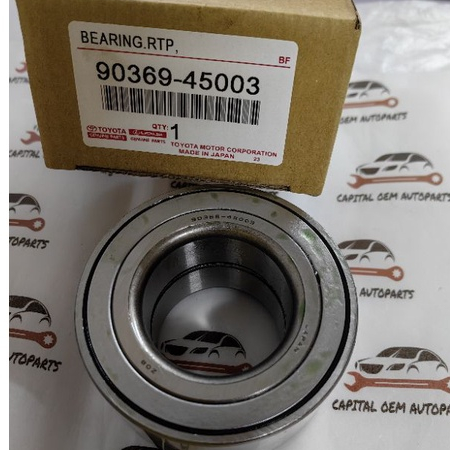 TOYOTA FRONT WHEEL BEARING 90369-45003 ALPHARD ANH10 /ESTIMA ACR30 ...