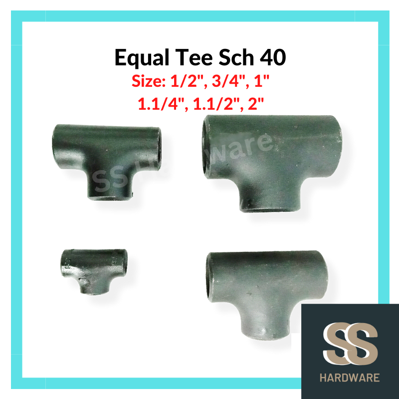 Carbon Steel Equal Tee Sch 40 ASME B16.9 Buttweld Fittings Material ...