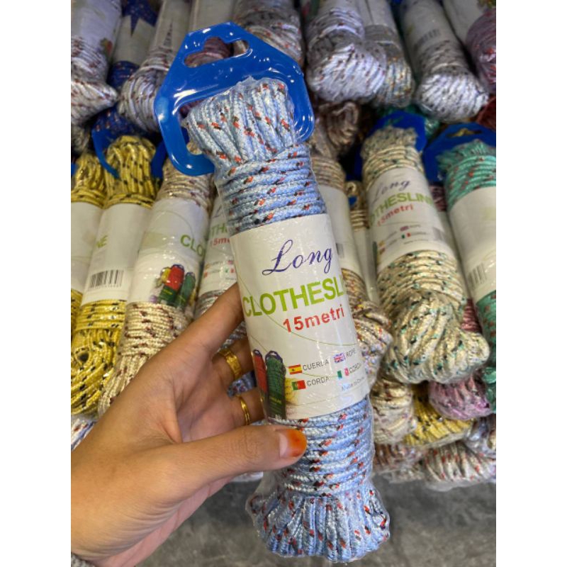 Tali Ampaian Baju / Rope clothes clothesline nylon 🔥READY STOCK🔥 ...