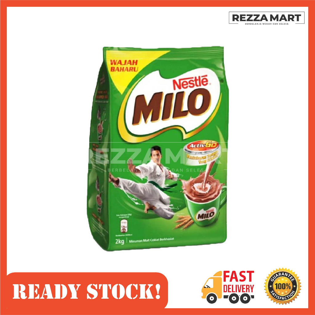 NESTLE MILO Activ-Go Chocolate Malt Powder (2kg/ 1kg) | Shopee Malaysia
