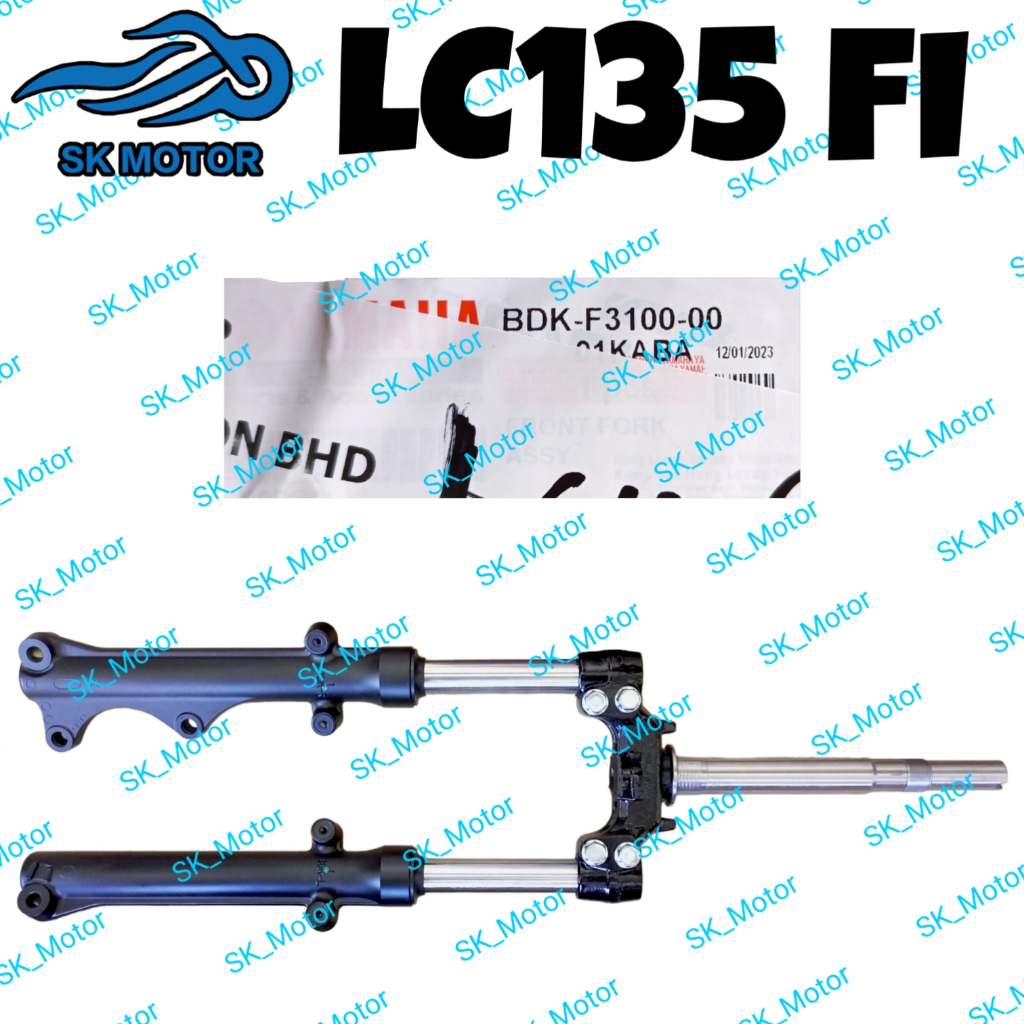 Yamaha LC135 FI V8 Original Front Fork Depan T Fork Under Bracket Tfork Fok Absorber Suspension ...