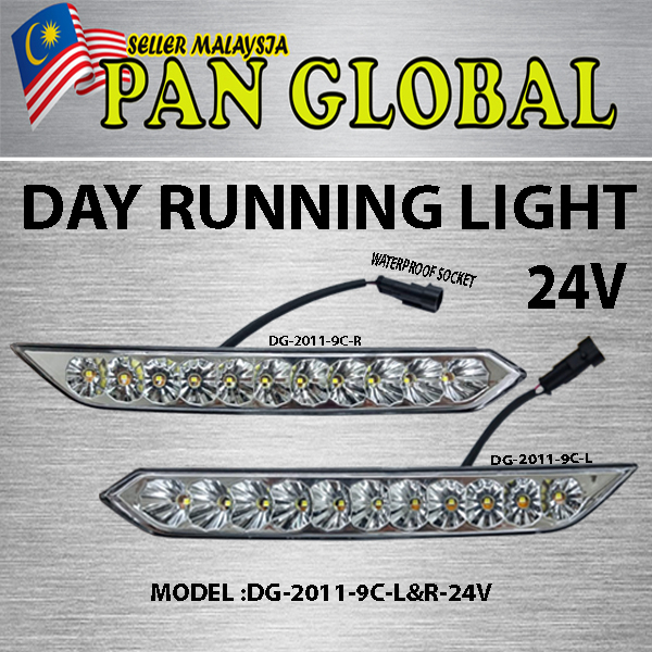 DAY RUNNING LIGHT 24V FOR BUS & TRUCK | Shopee Malaysia