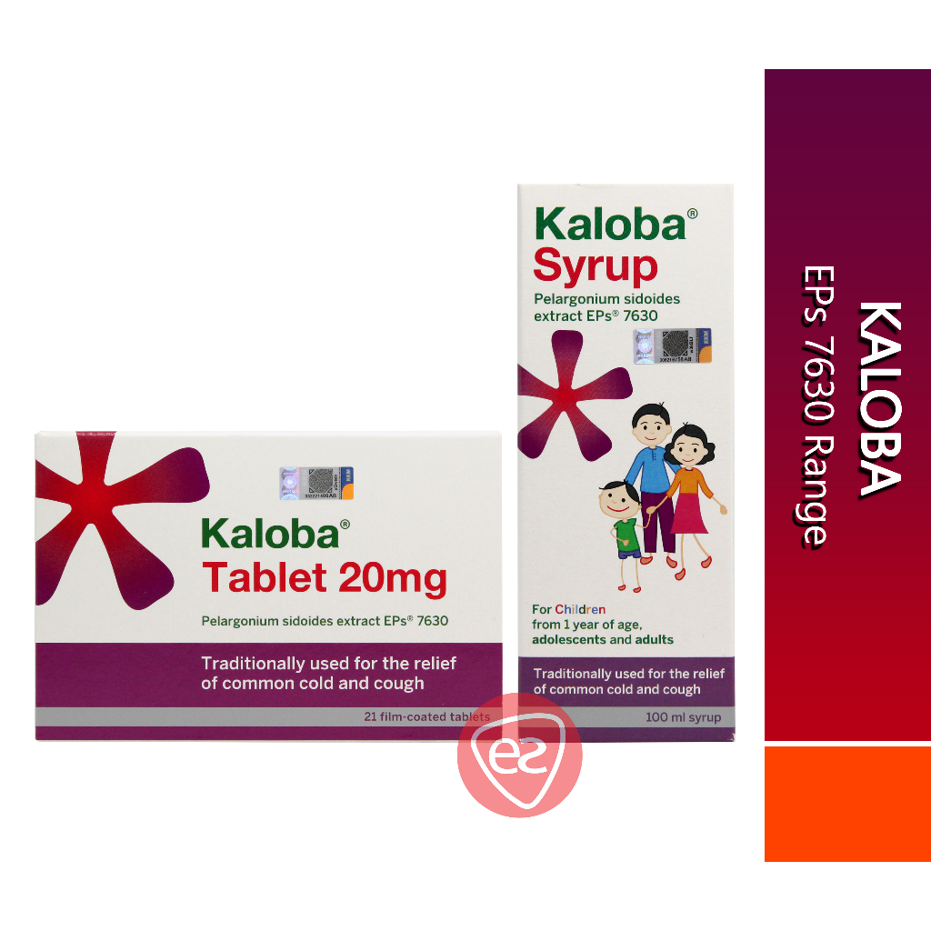 Kaloba EPs 7630 ( Tablet 21s / Syrup 100ml ) For The Relief of Common ...