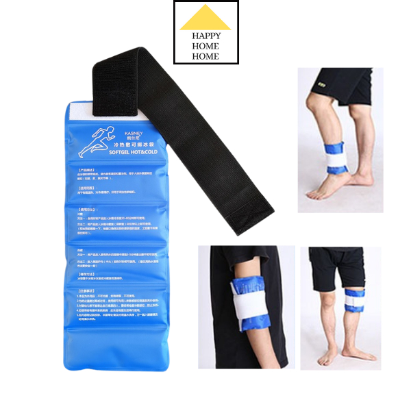 HHH Ice Bag Knee Ice Pack Wrap For Injury With Strap Reusable Sport Ice ...