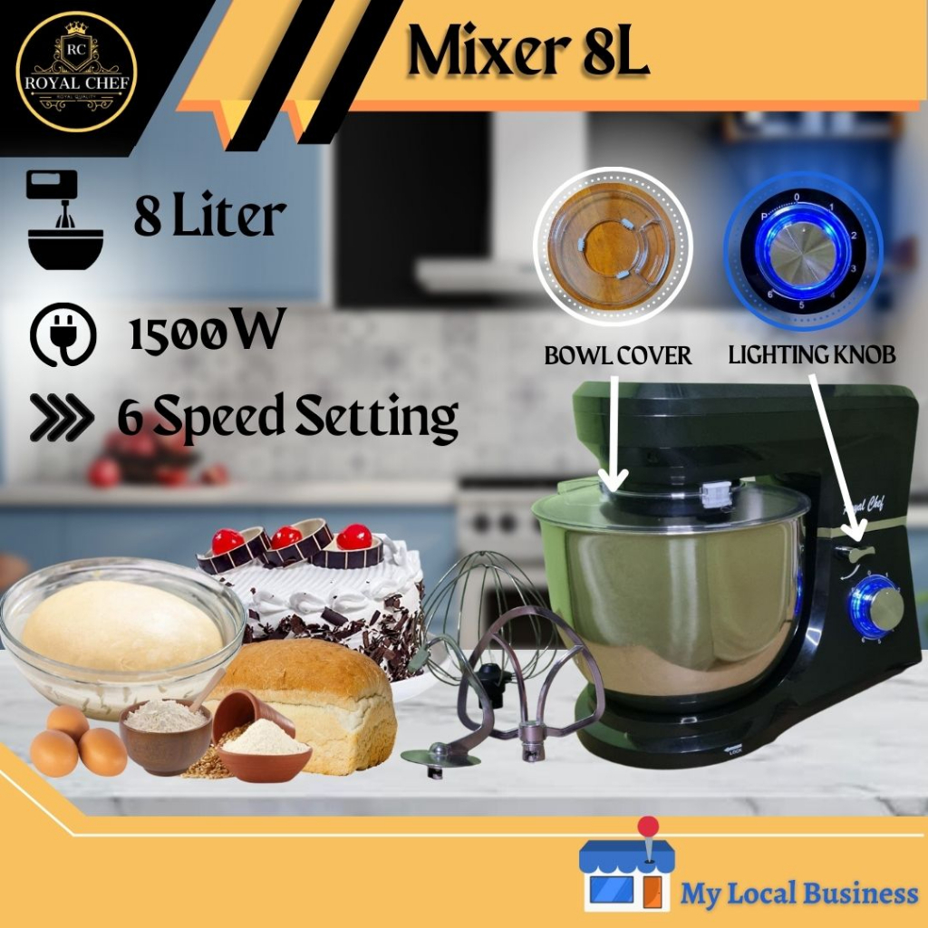Stand Mixer (8L , 1500w, 6 speed) | Shopee Malaysia
