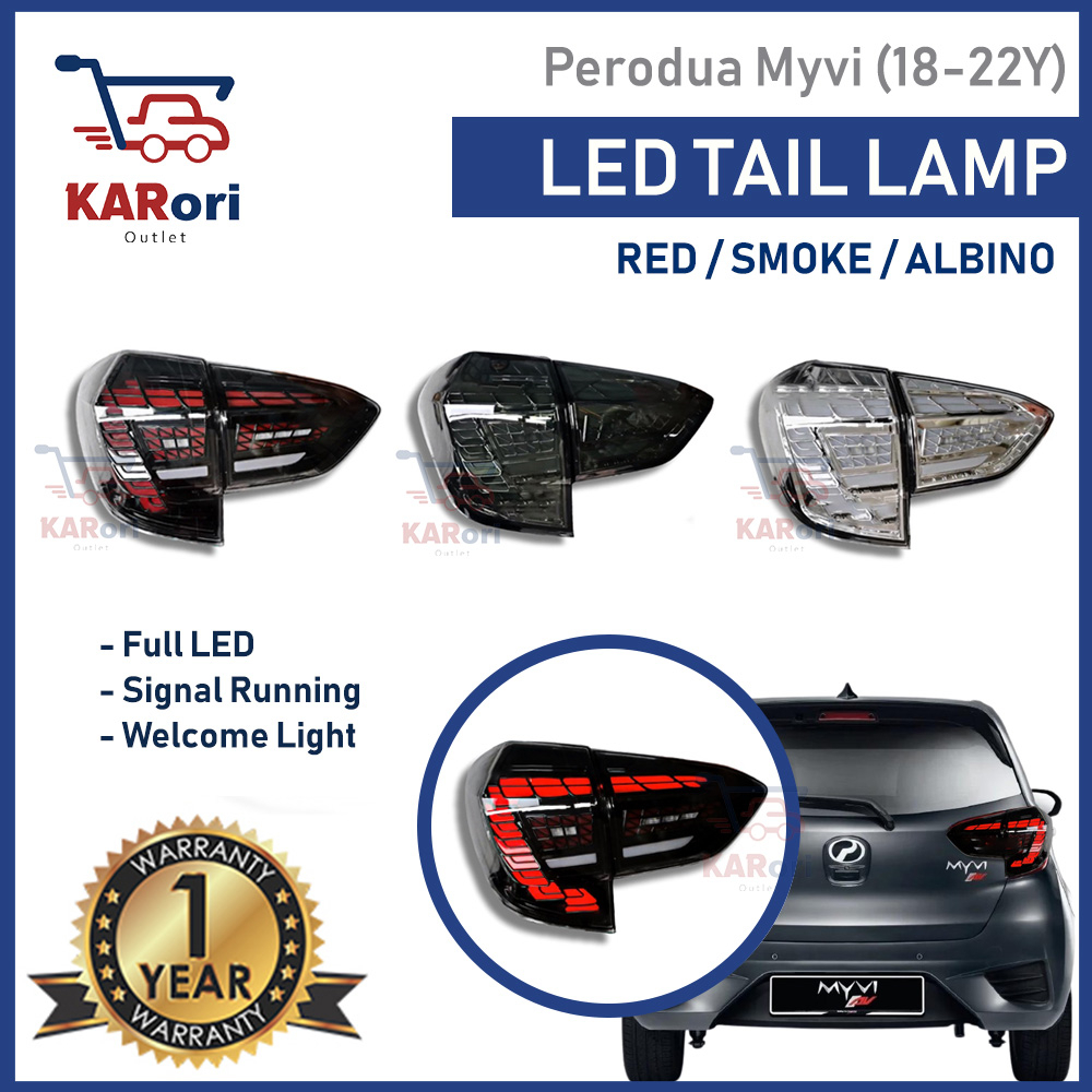 PERODUA MYVI GEN 3 (2018-2022) DRAGON SCALE LED SIGNAL RUNNING TAIL ...