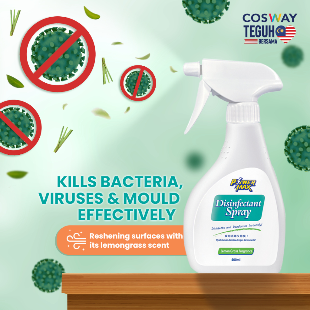 Cosway PowerMax Disinfectant Spray (400 ml) - 08157 | Shopee Malaysia
