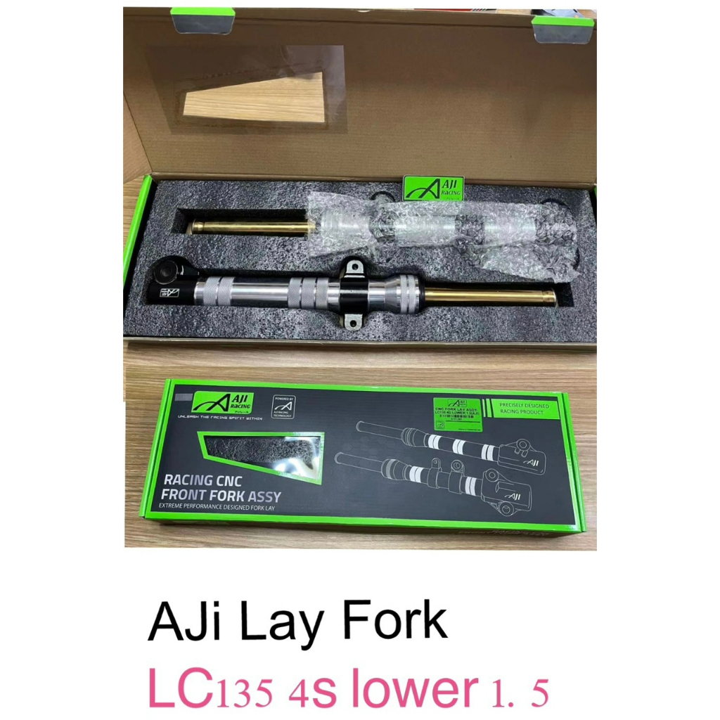 YAMAHA LC135 4S / LC135 5S AJI RACING CNC FORK LAY FORK KIT ( LOWER 1.0 ...