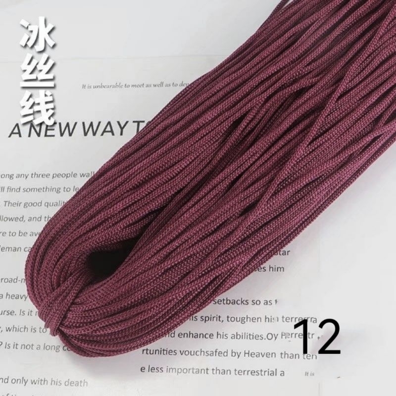 3mm Benang PP Yarn Benang Kait Topi Crochet Yarn Knitting DIY Bag Beg ...