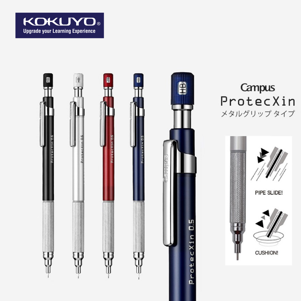 KOKUYO Campus PROTECXIN Anti-break Mechanical Pencil 0.5mm WSG-PS305 | Shopee Malaysia