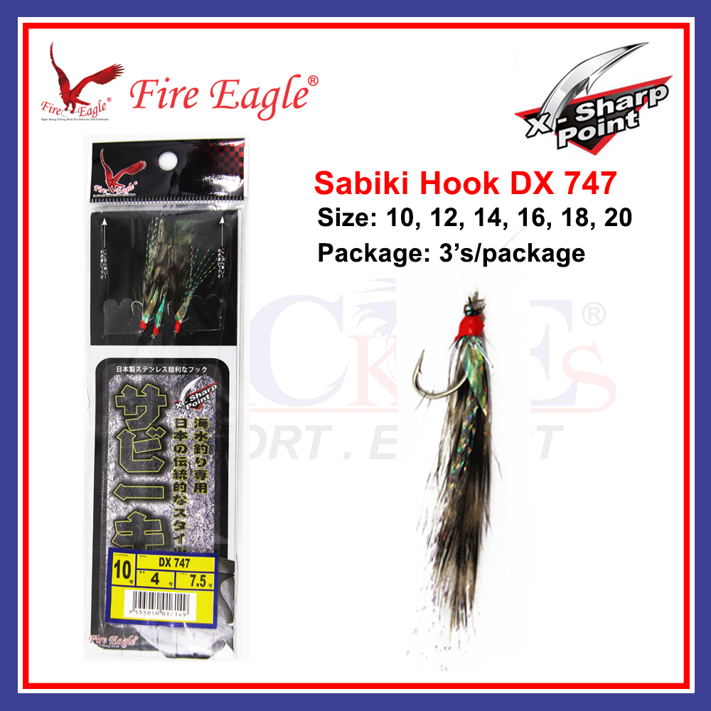 Fire Eagle Sabiki Hook Apollo DX 747 Pancing Dasar Bottom Laut ...