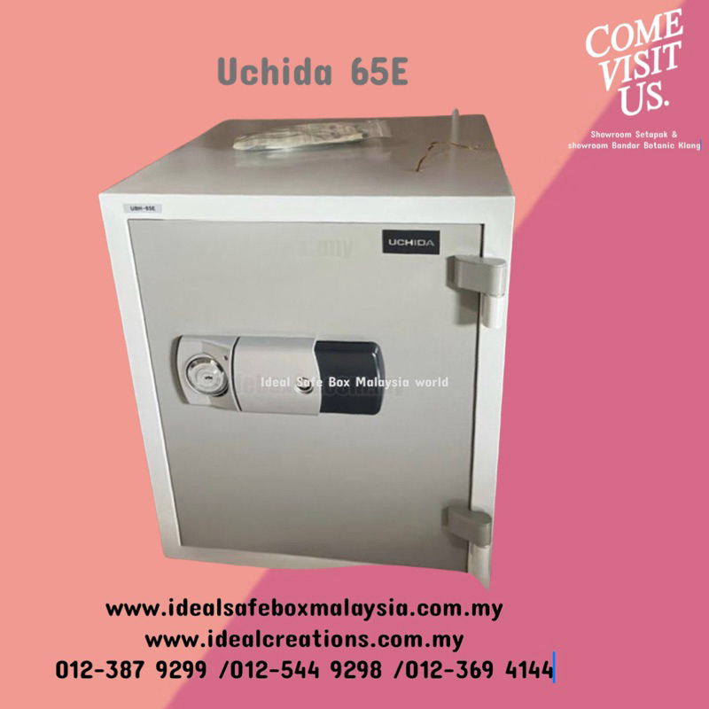 Uchida UBH-65E Fire Resistant Safe (Digital Lock) Uchida 65E safe box Fire Resistance Safe Box ...