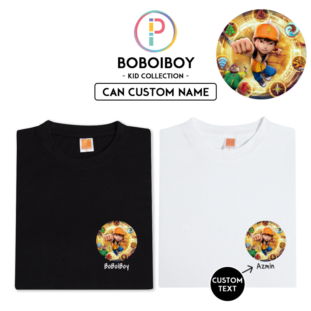 [Adult/Kid] BoBoiBoy Cartoon Anime Tshirt Baju Birthday Hari Jadi Budak ...
