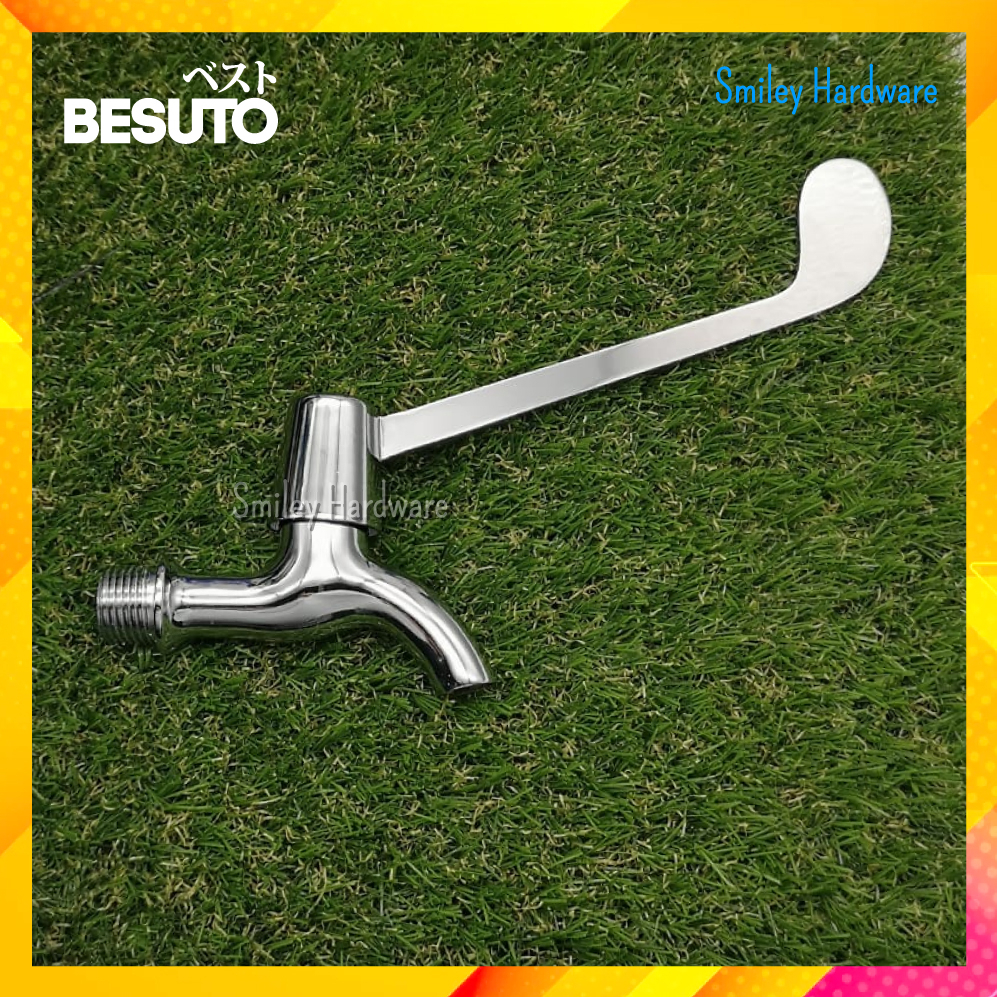BESUTO Extended Single Lever Medical Wall Mounted Basin Tap Dentist Lab ...