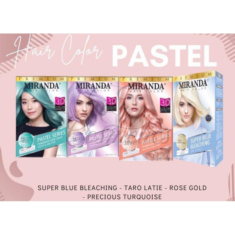 Miranda pastel series hair color 3d permanent | Shopee Malaysia